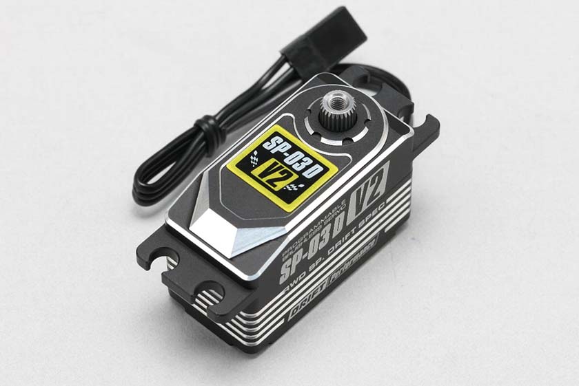 Yokomo SP 03D V2 Low Profile Programmable Drift Spec 18.0kg 7.4V Brushless Servo Black MIBOSPORT